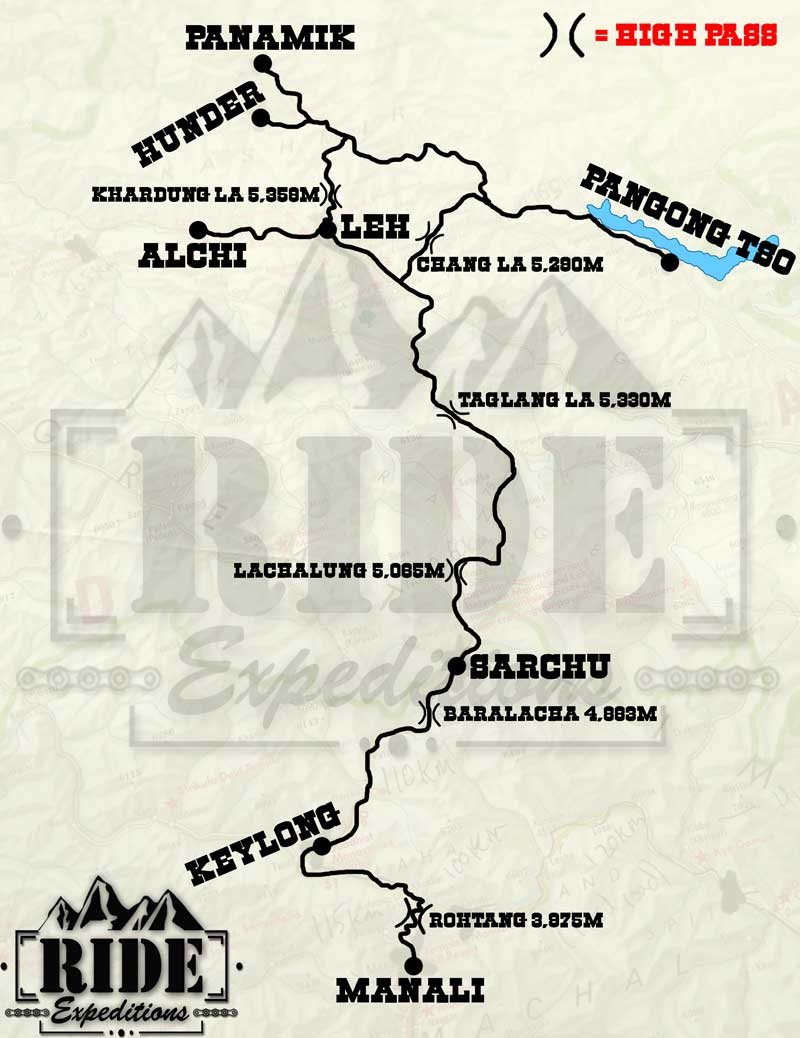 Himalaya-Ladakh-Tour-Map-web - GLORIOUS MOTORCYCLES